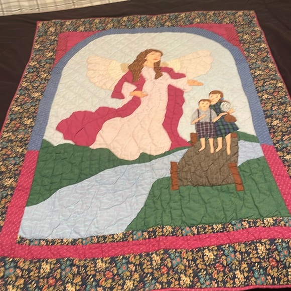 Cracker Barrel | Art | Cracker Barrel Angel Quilt 4 In By 54 In | Poshmark